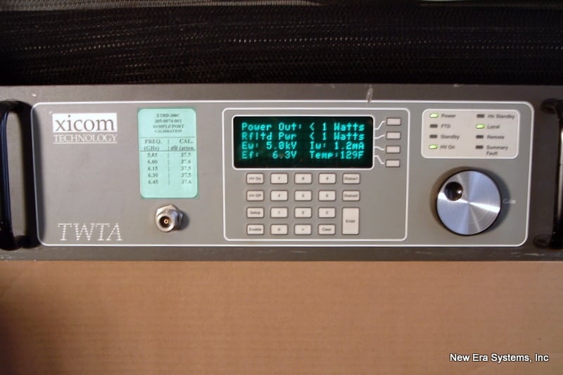 Xicom 200W C-Band TWTA model XTRD-200C • New Era Systems