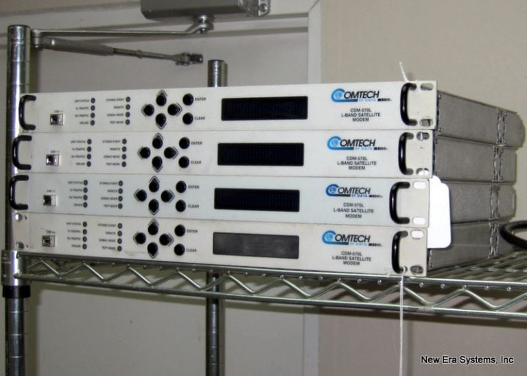 Comtech CDM570-L Modem with Vipersat and Ethernet Options • New Era Systems