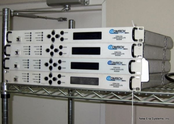 Comtech CDM-570L Modem with Vipersat and Ethernet Options • New Era Systems