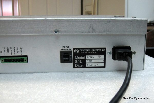 Research Concepts RC2000A Antenna Controller • New Era Systems