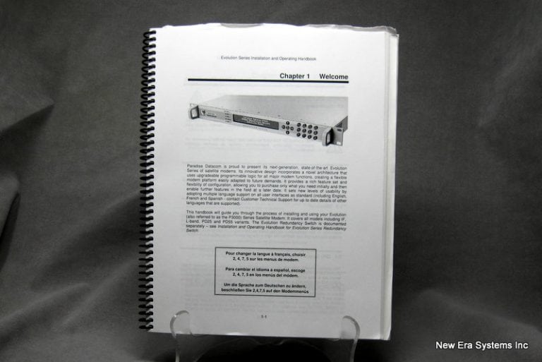 Paradise Datacom RCP-1100/1200 Manual • New Era Systems