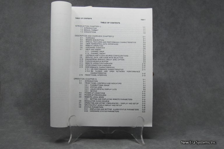 Radyne Corp DMD-4500 Modem Manual • New Era Systems