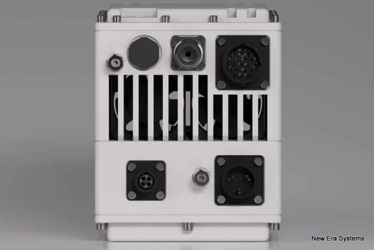 Amkom 60W KU-Band BUC A/C Power • New Era Systems