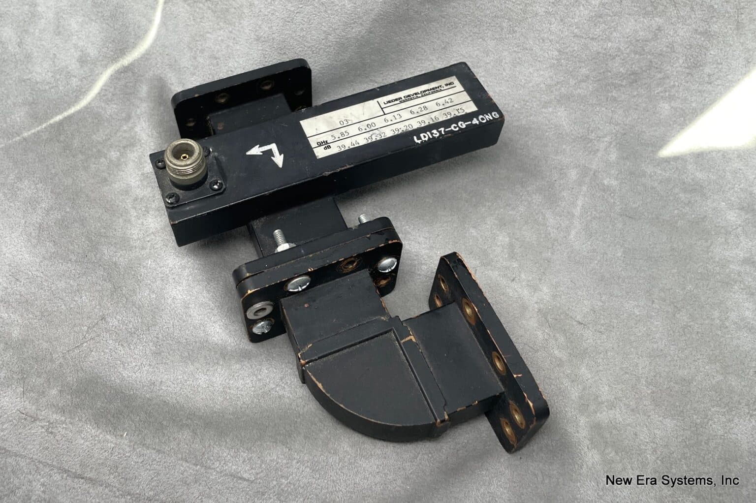 Lieder C-Band Cross Guide Coupler • New Era Systems